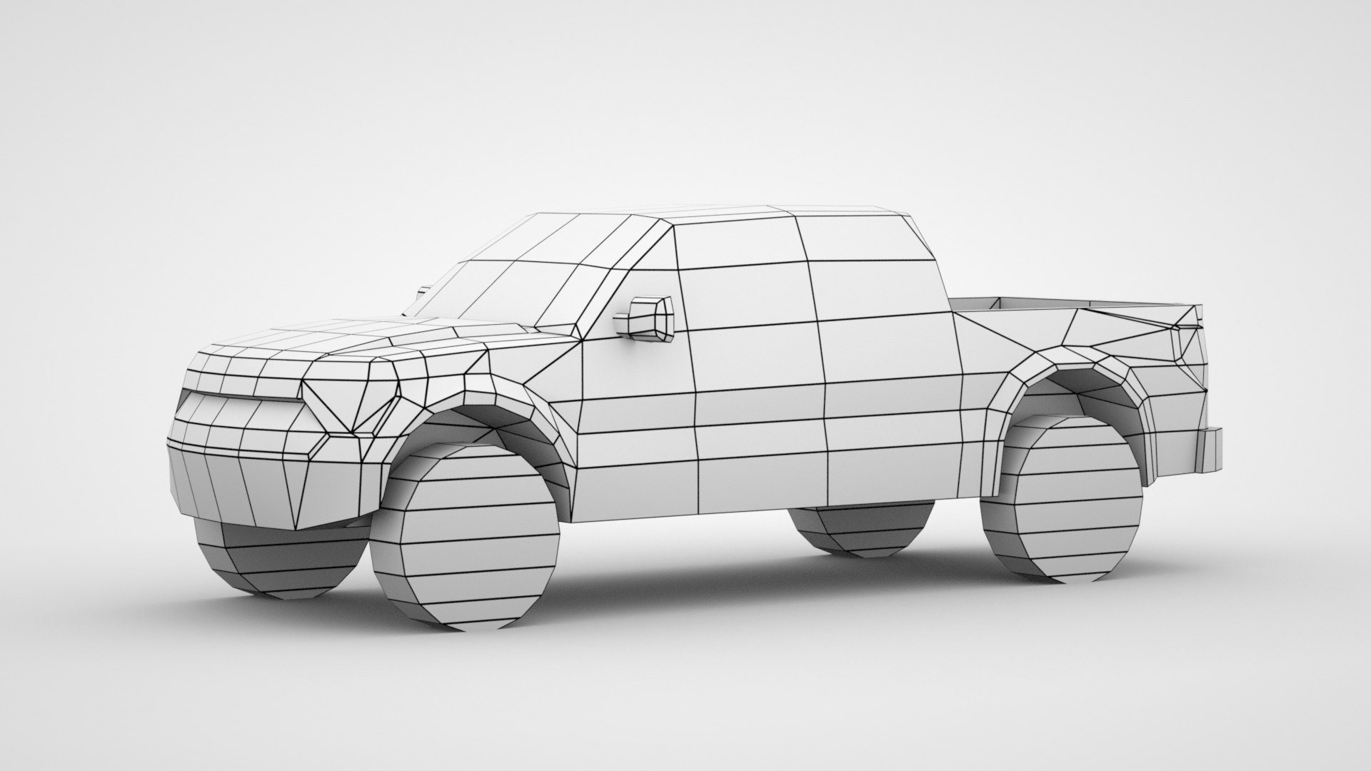3D Generic Pickup V1 Model - TurboSquid 1830585