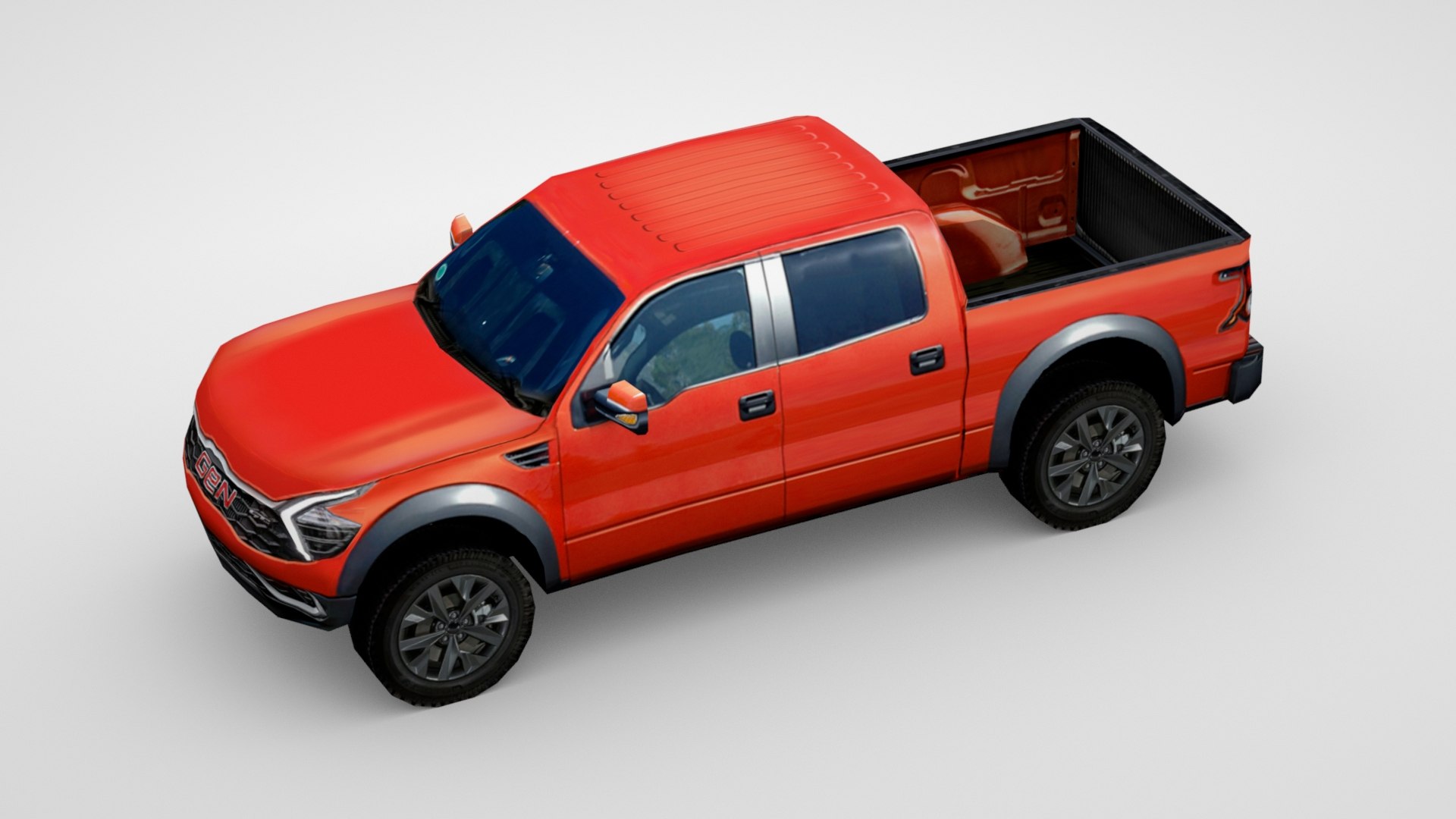 3D Generic Pickup V1 Model - TurboSquid 1830585