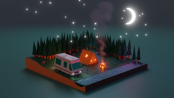 modelo 3d Camp Fire - TurboSquid 1908019