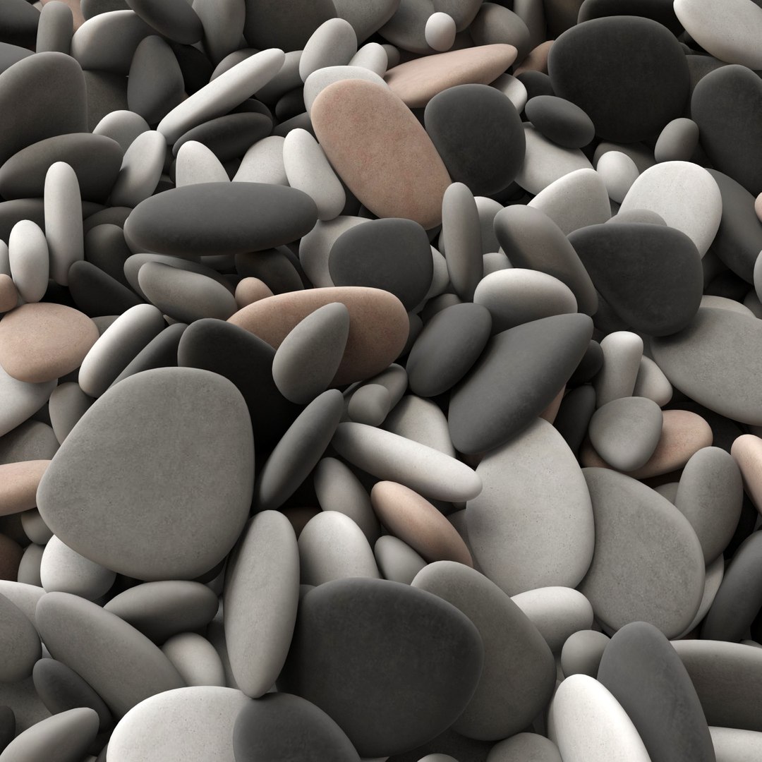 Pebble 3D - TurboSquid 1650365