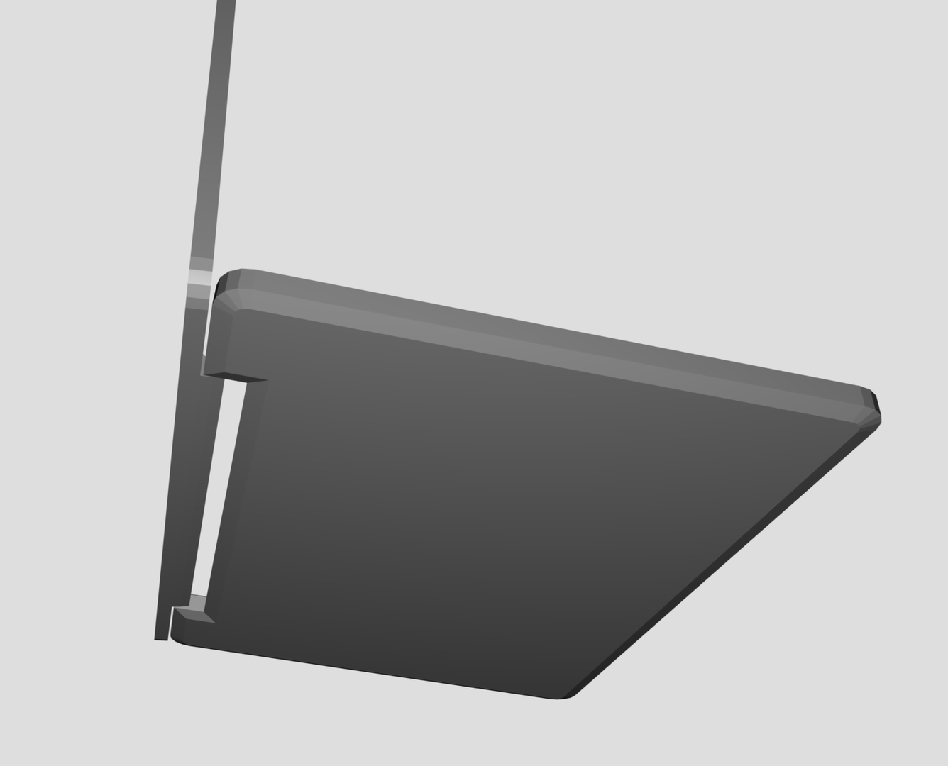 basic laptop 3d model