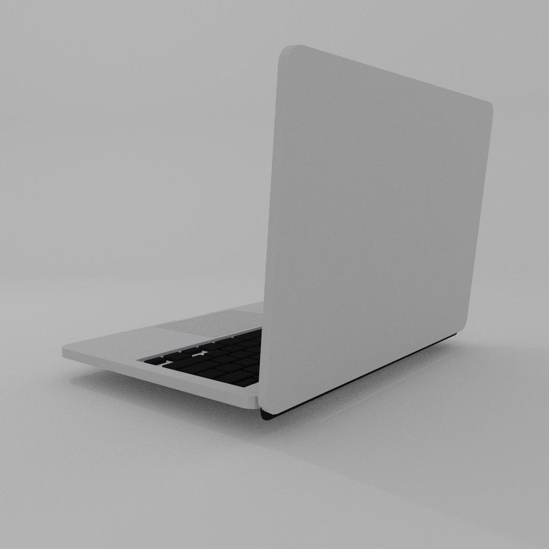 Basic Laptop 3d Model