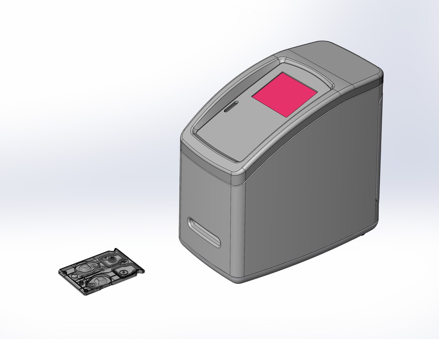 Medical Biological lab on chip LCD Console 3D model - TurboSquid 2131483