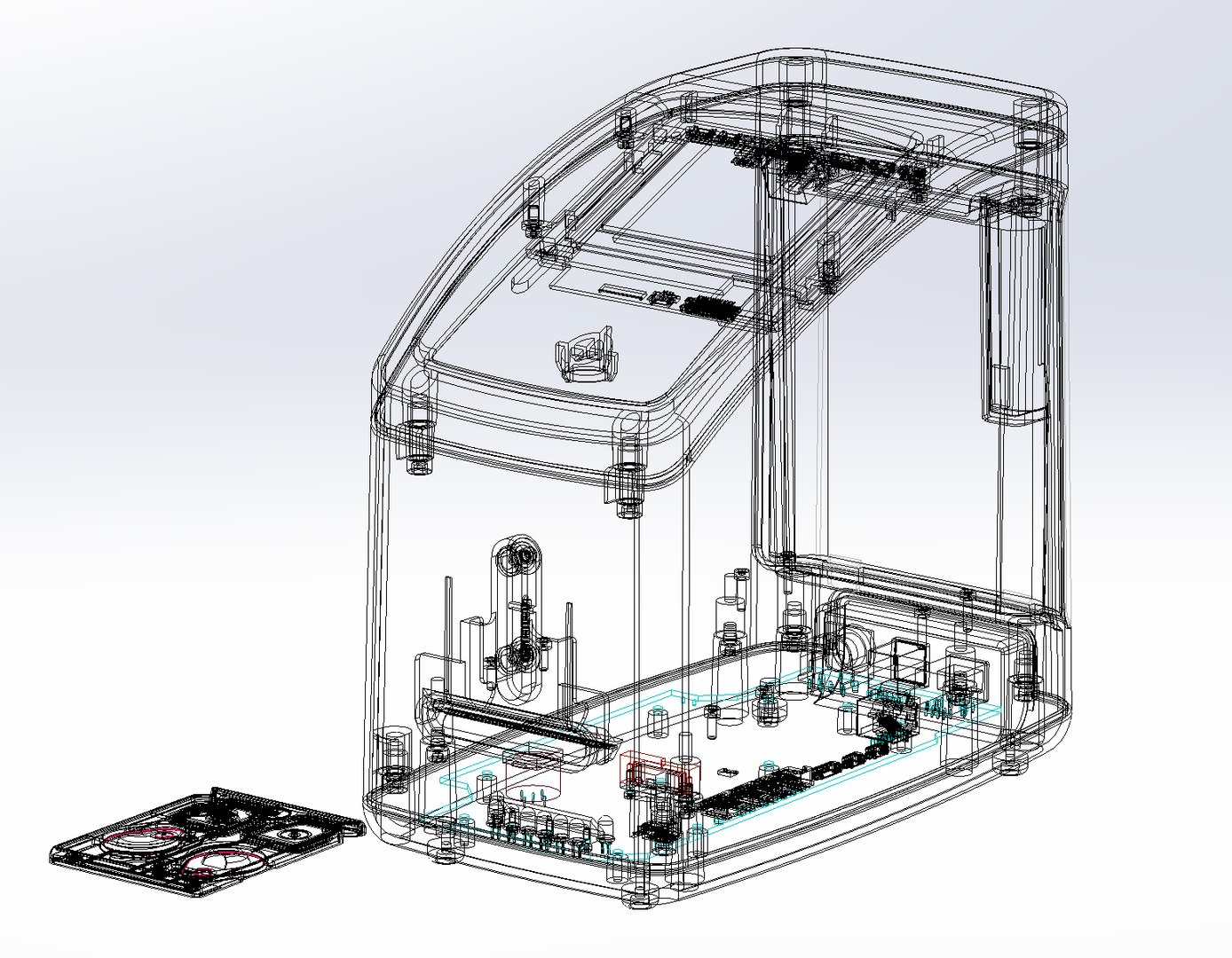 Medical Biological lab on chip LCD Console 3D model - TurboSquid 2131483