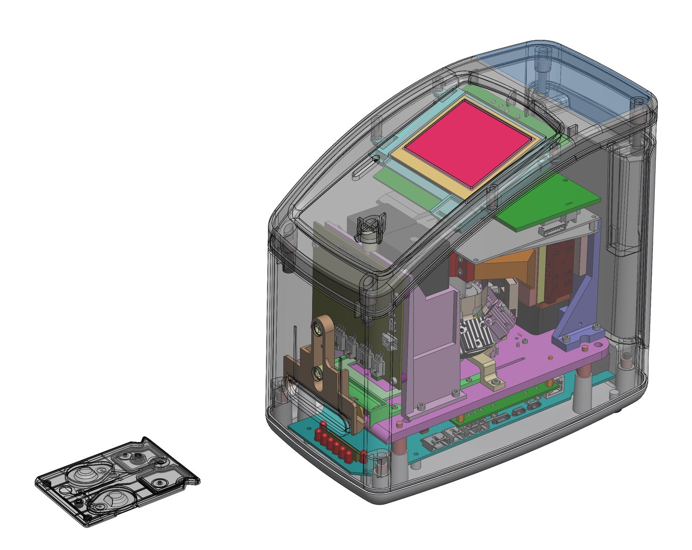 Medical Biological lab on chip LCD Console 3D model - TurboSquid 2131483