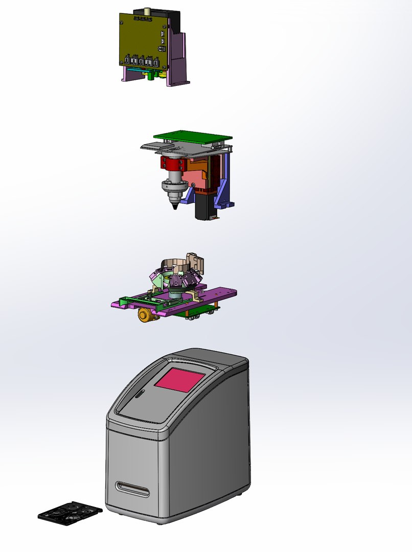 Medical Biological lab on chip LCD Console 3D model - TurboSquid 2131483