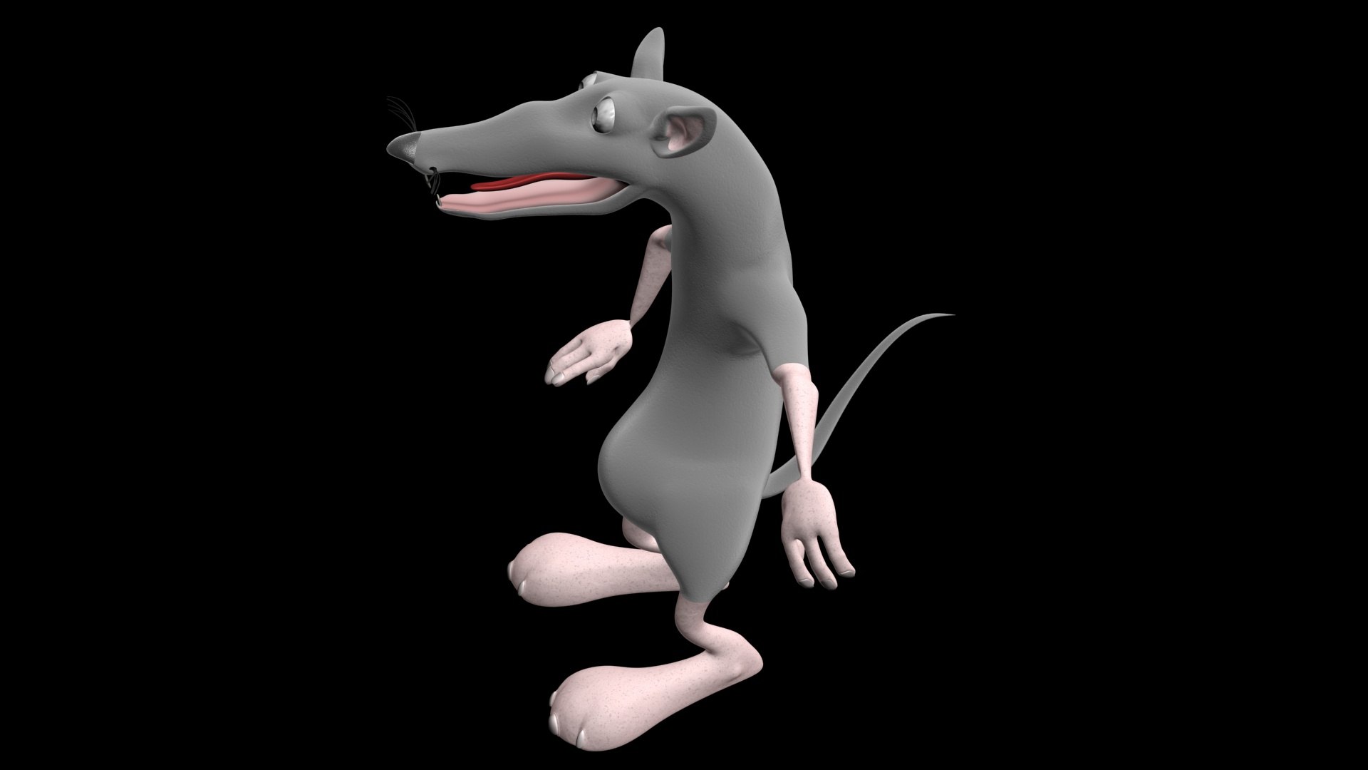 Toon Mouse Character Dancing Rig 3D Model - TurboSquid 2433081