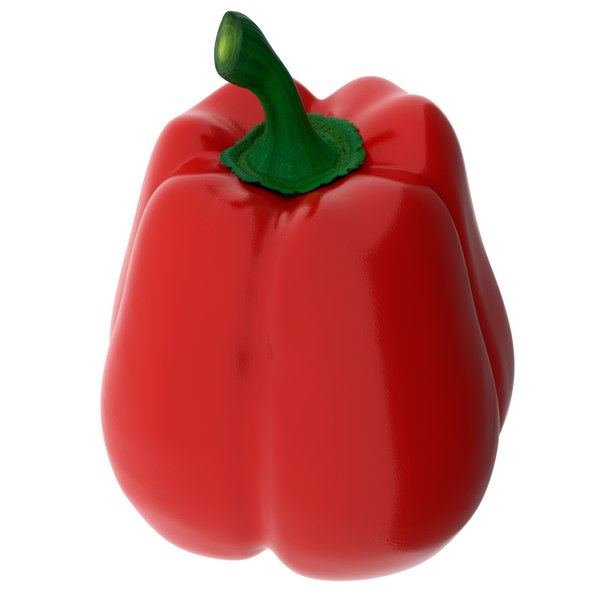 3D bell pepper model - TurboSquid 1663646
