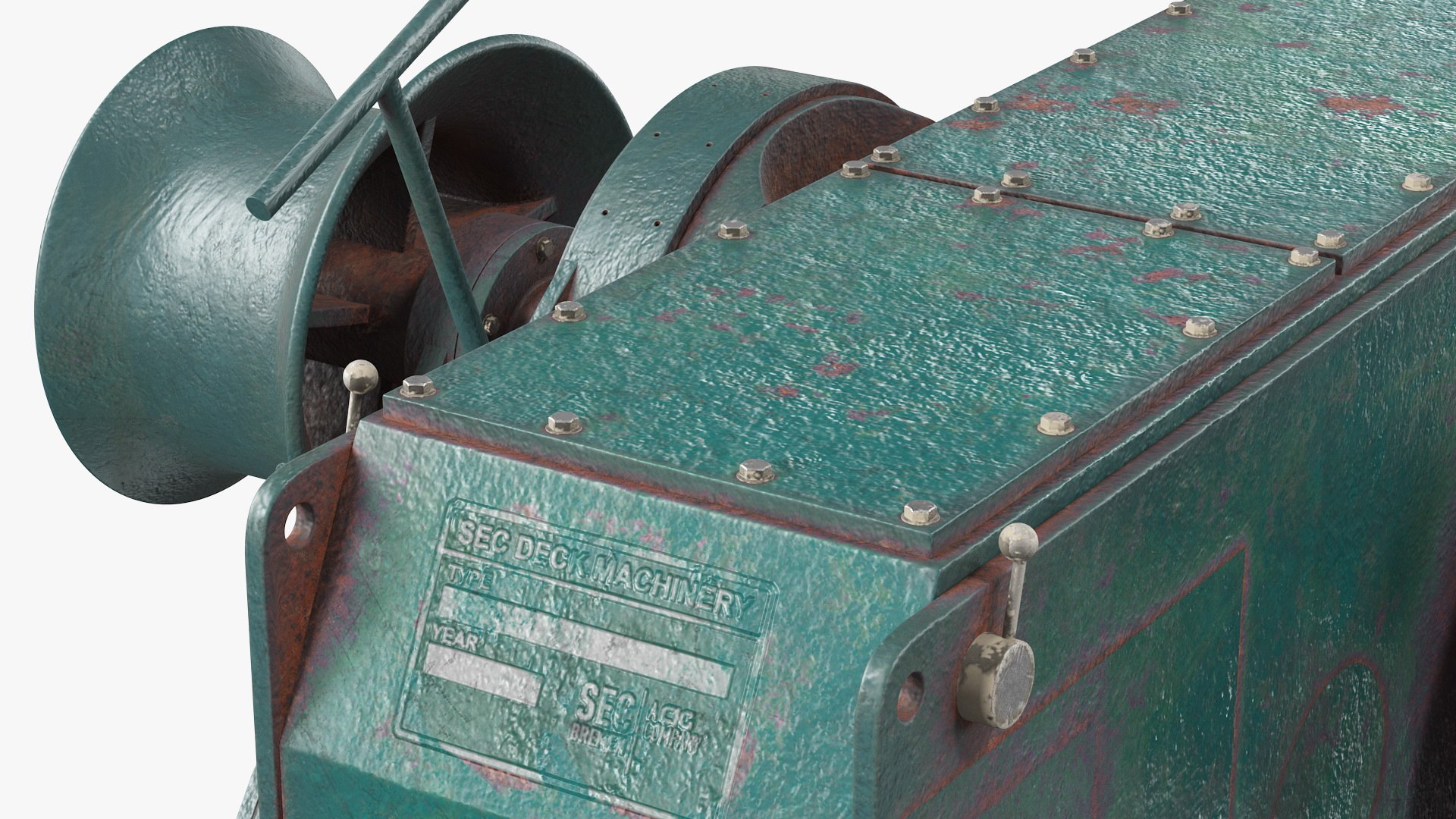 Anchor Windlass Mechanism 3D Model - TurboSquid 1618964