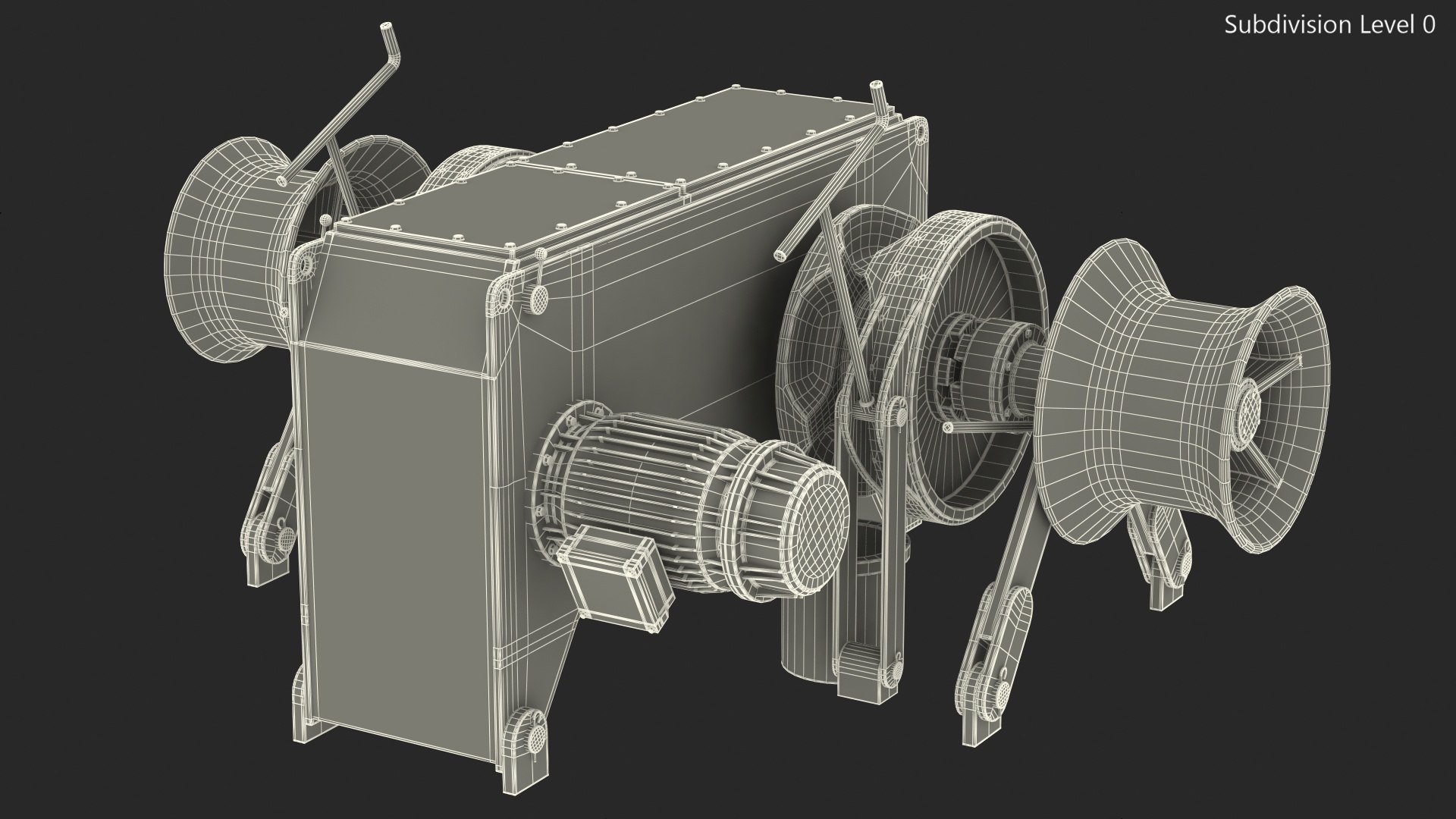 Anchor Windlass Mechanism 3D Model - TurboSquid 1618964