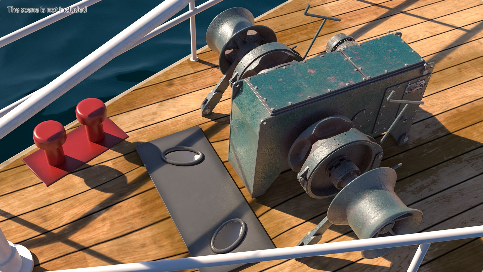 Anchor Windlass Mechanism 3D Model - TurboSquid 1618964