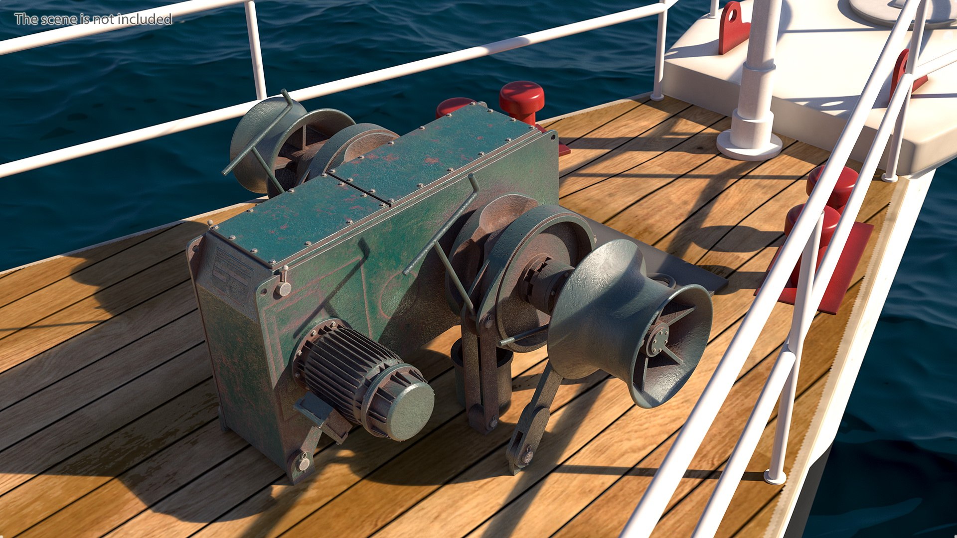 Anchor Windlass Mechanism 3D Model - TurboSquid 1618964