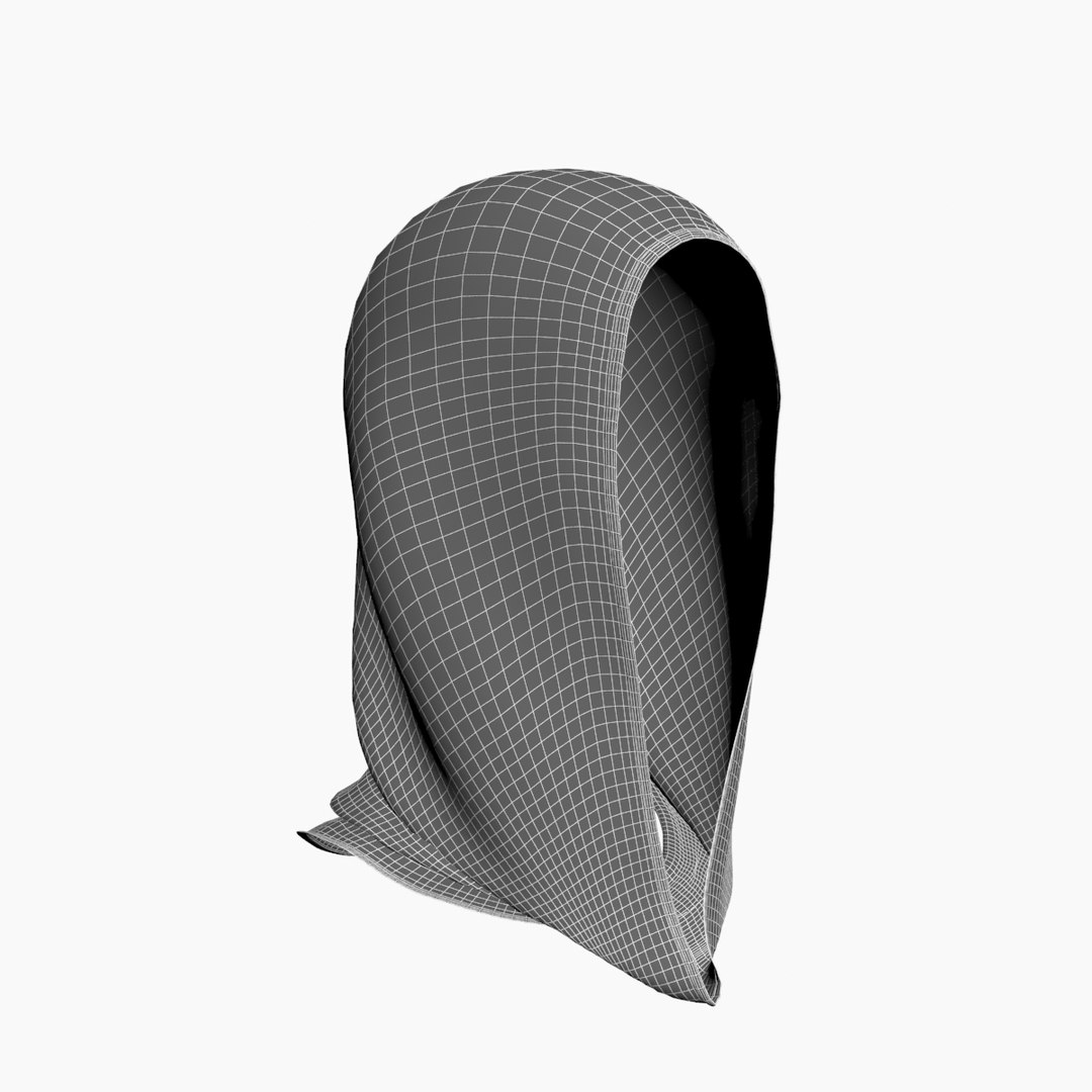 Scarf Head 3D Model - TurboSquid 1217375