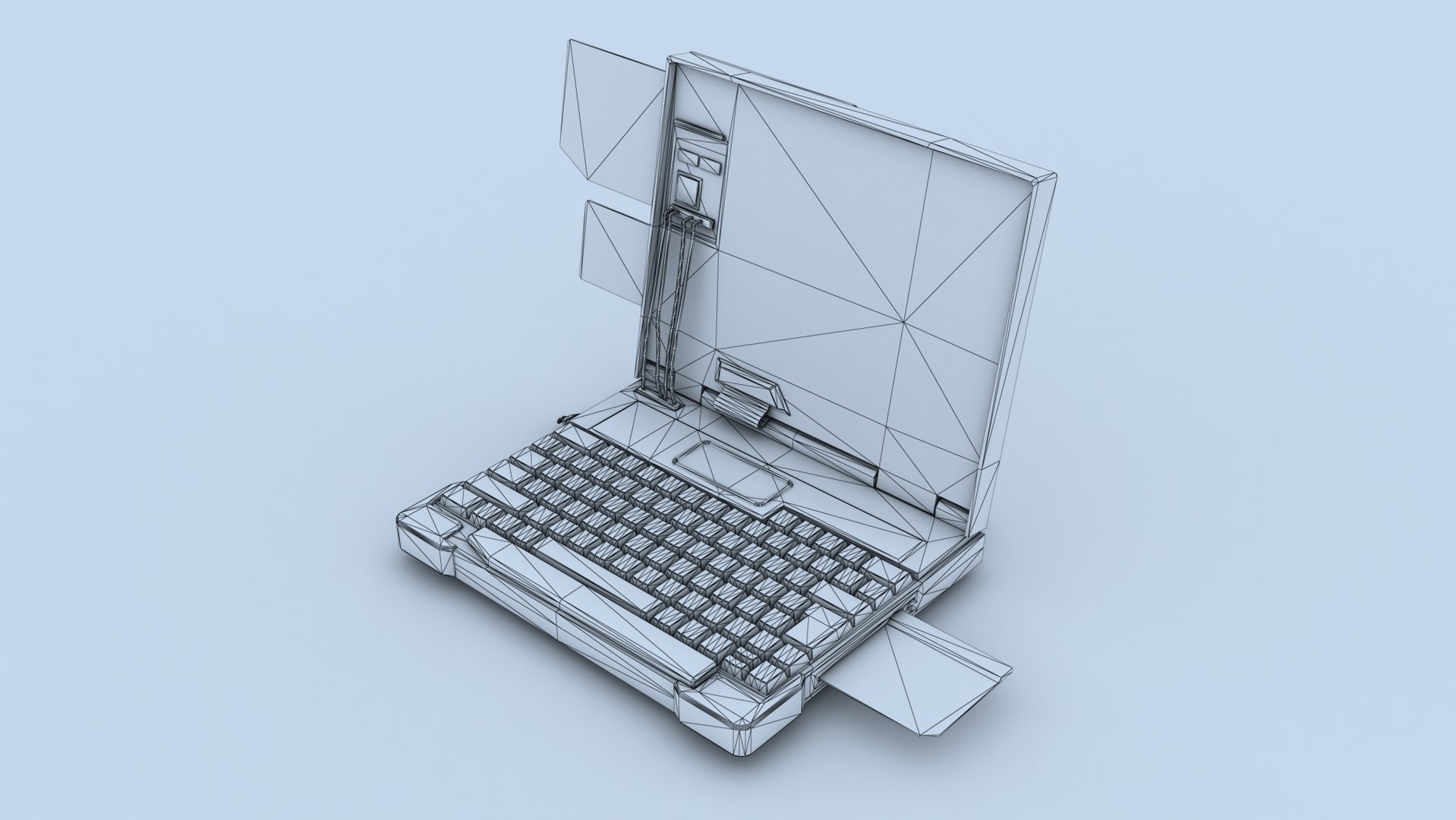 Cyberpunk Laptop 3D Model - TurboSquid 2308041