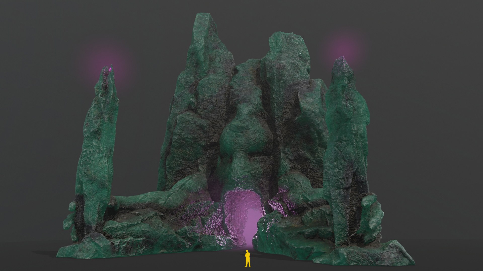 Rock Gate 3D Model - TurboSquid 2146351