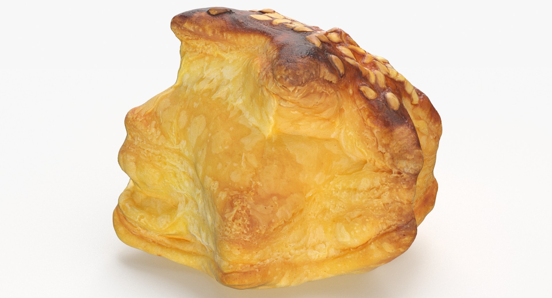 Puff Pastry Star With Sesame 01 3D Model - TurboSquid 2066559