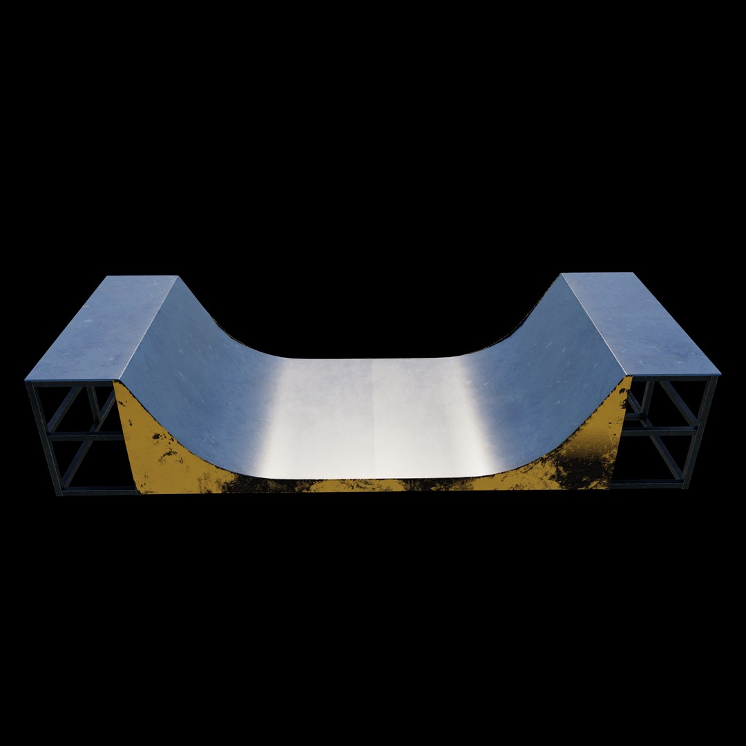 3D Huge Skate Pipe 3D Model - TurboSquid 2360478