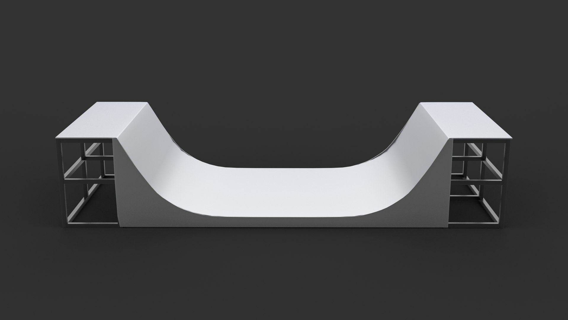 3D Huge Skate Pipe 3D Model - TurboSquid 2360478