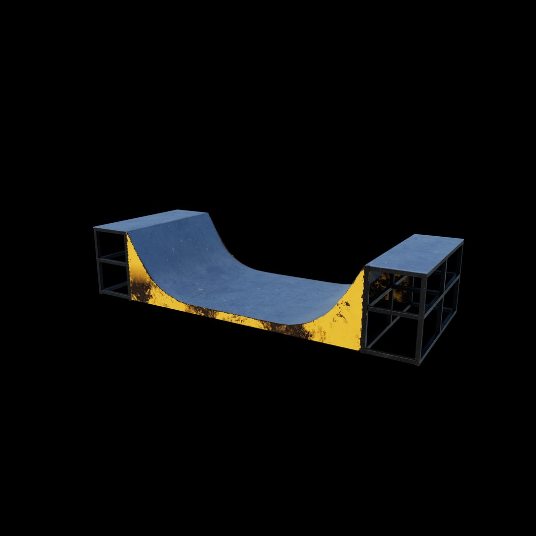 3D Huge Skate Pipe 3D Model - TurboSquid 2360478