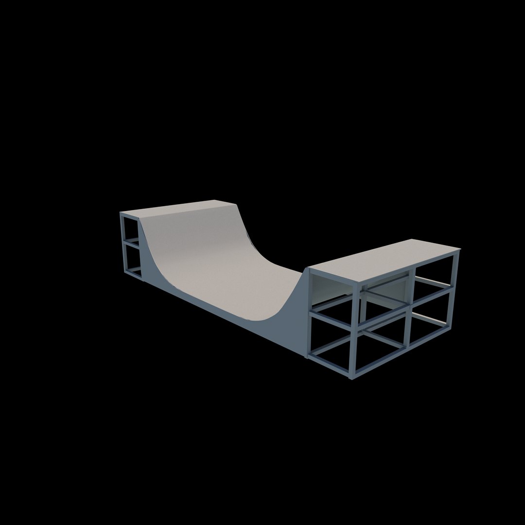 3D Huge Skate Pipe 3D Model - TurboSquid 2360478