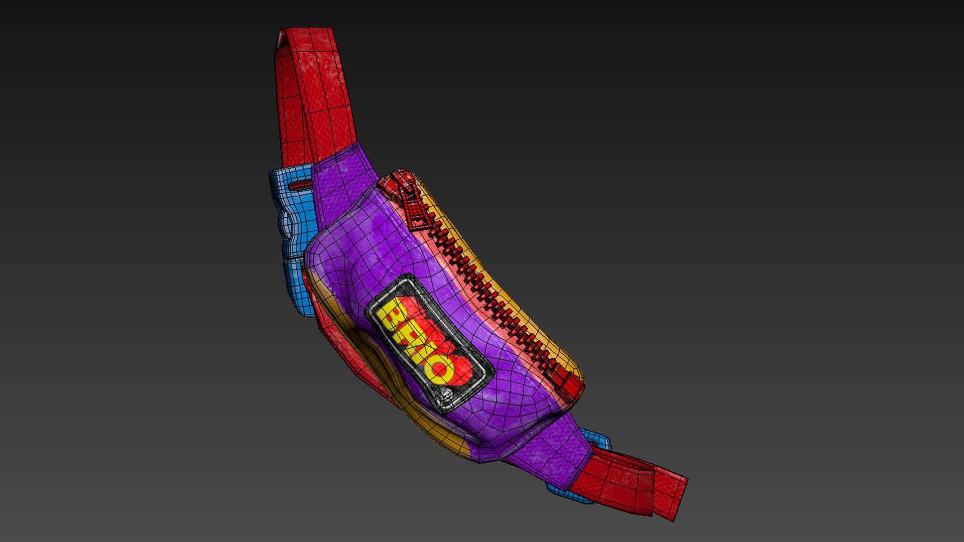 3D model 90s fannypack - TurboSquid 1635730