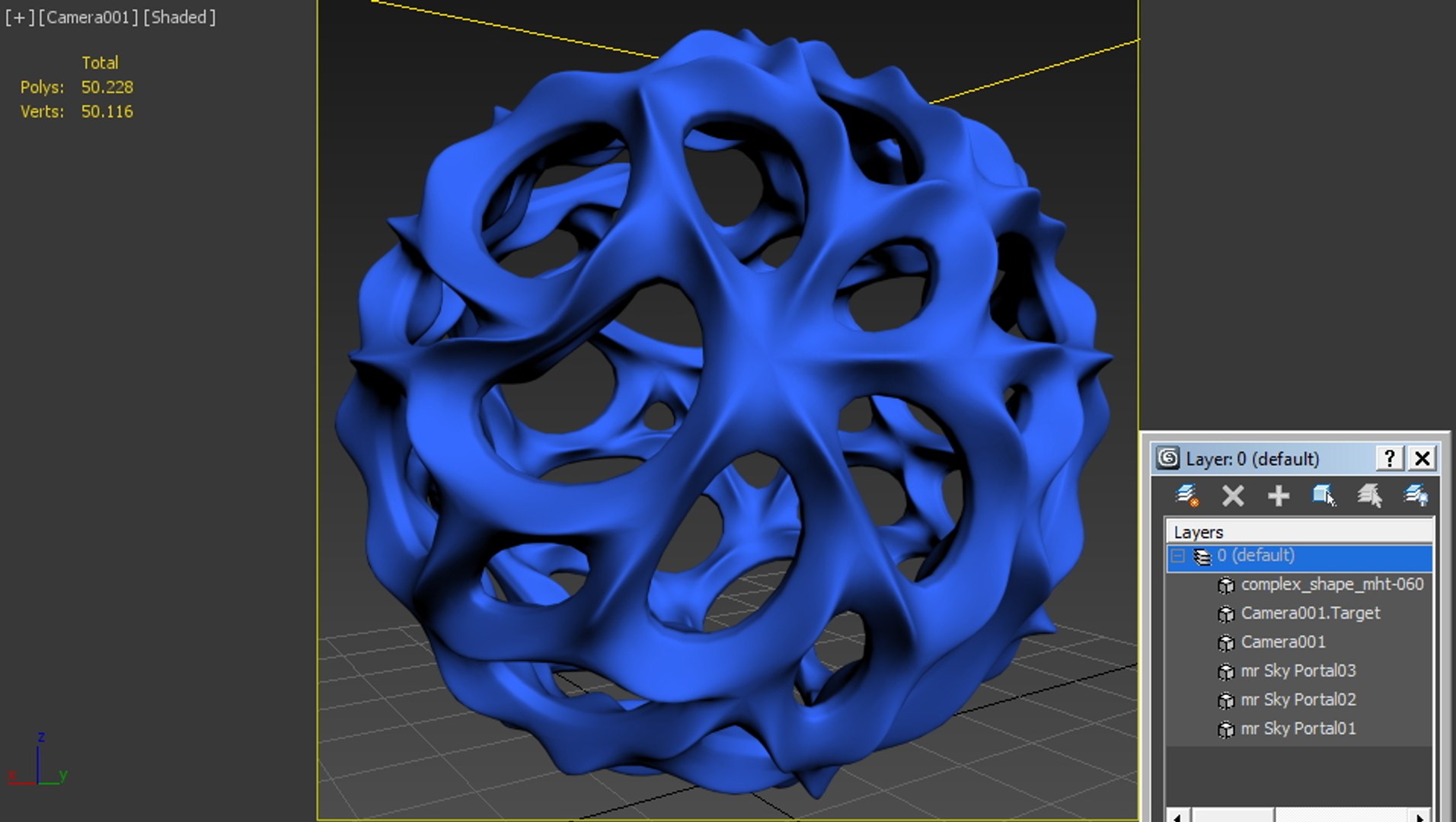 3d Model Complex Shape