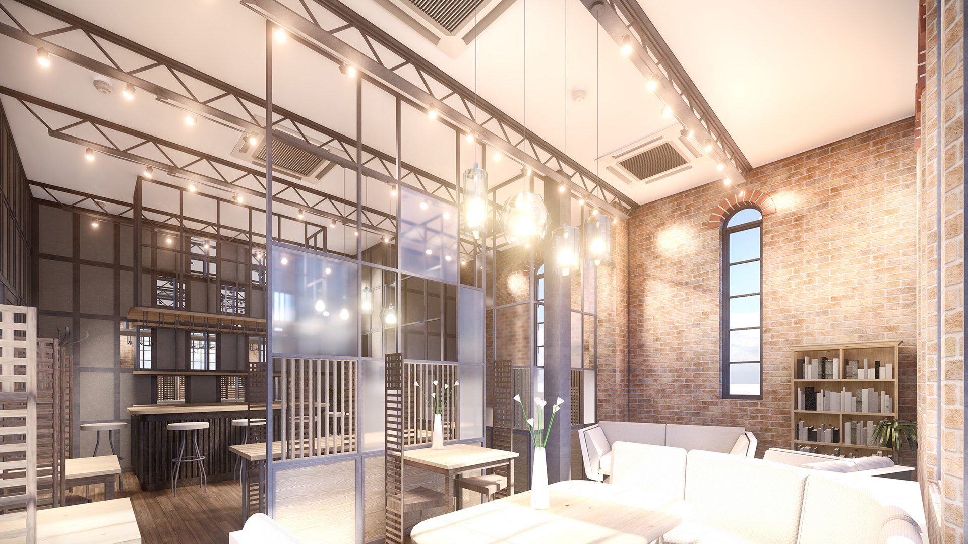 Scene Intimate Cafe Bar 3D Model - TurboSquid 1640805