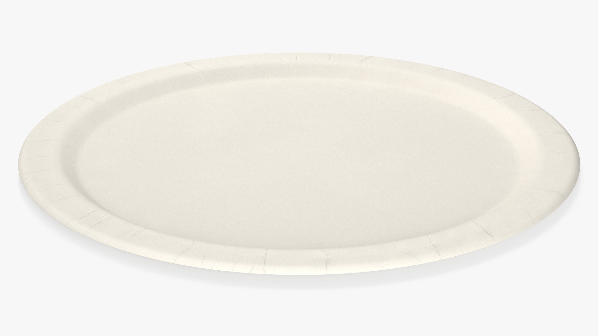 3D Model Disposable Paper Plate - TurboSquid 2208714