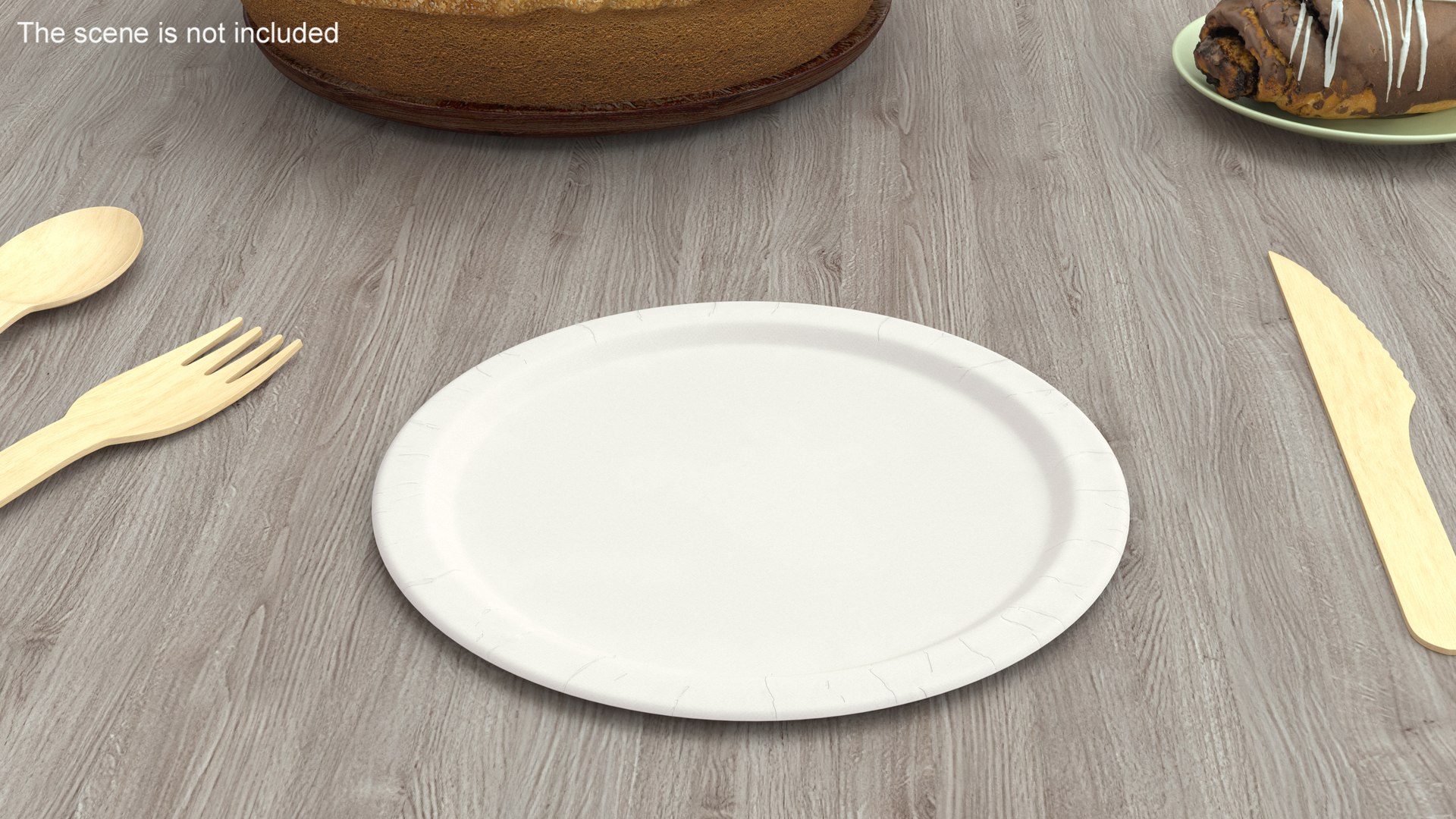 3D Model Disposable Paper Plate - TurboSquid 2208714