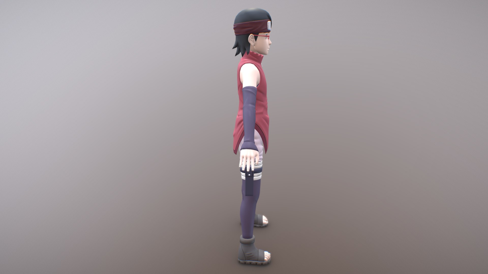 3D Sarada Uchiha - Naruto Character Model - TurboSquid 2246562