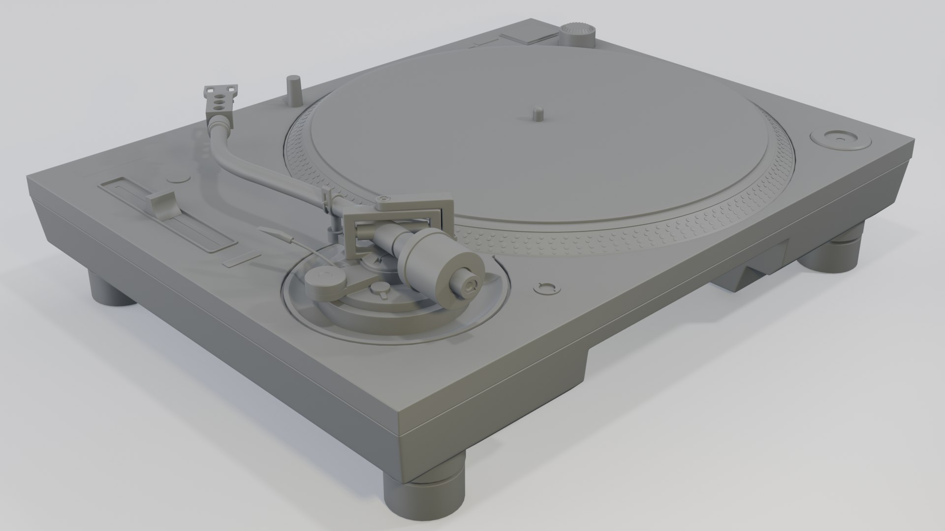 3D Technics SL-1200M7L Turntable White - TurboSquid 2098799