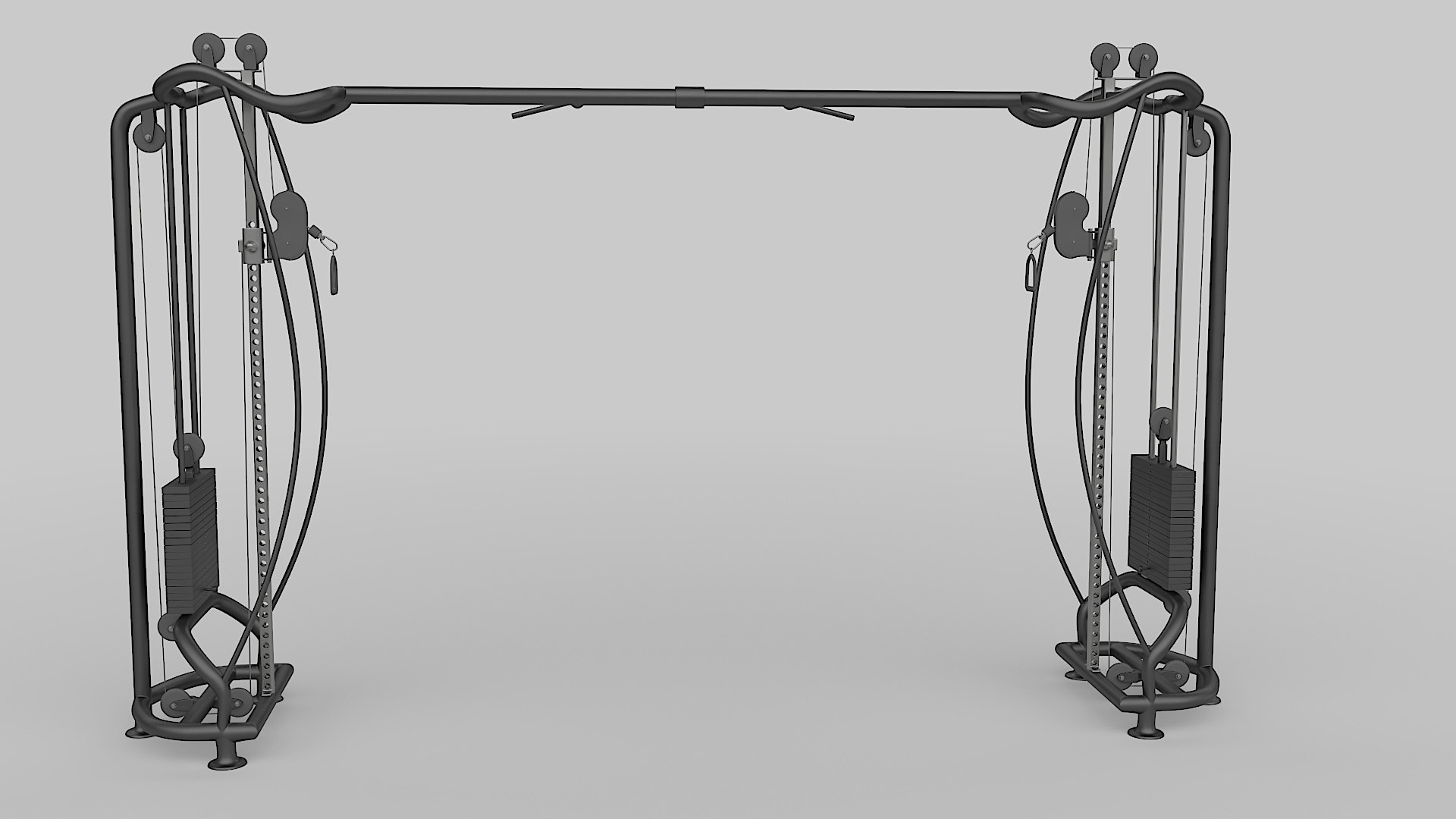 3D Generic Crossover Cable Gym Equipment - TurboSquid 2139109