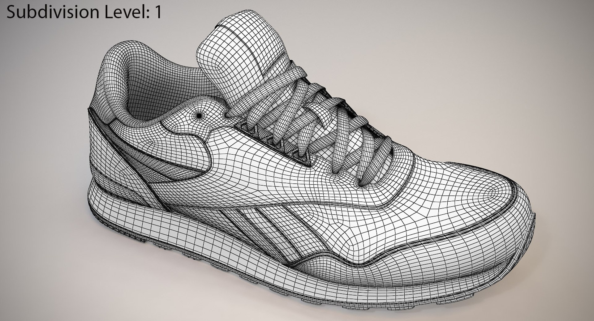 3D Model Reebok Sneakers - TurboSquid 1197149