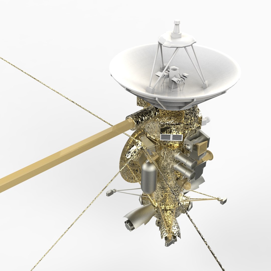 Space Spacecraft Cassini Huygens 3d Model