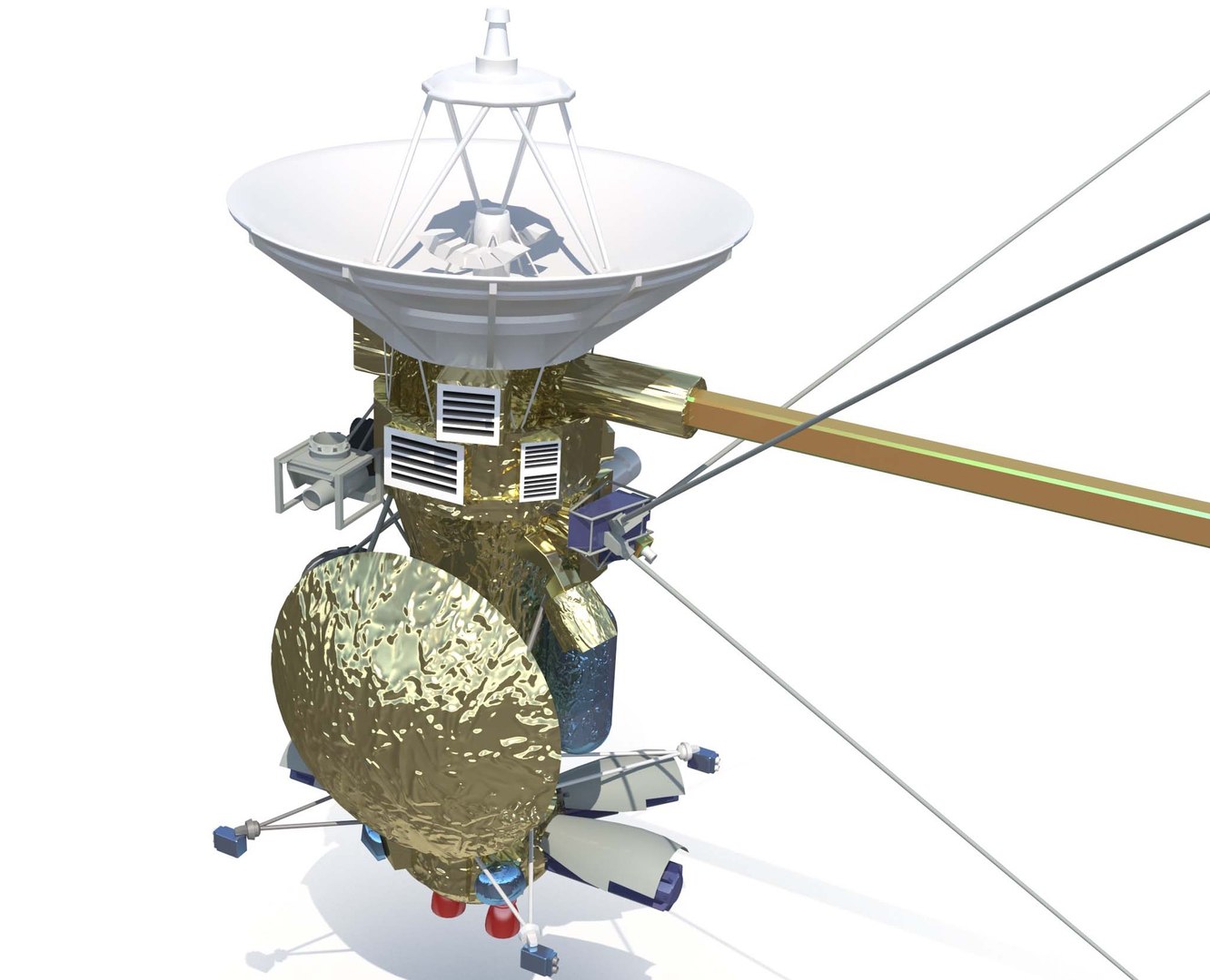 Space Spacecraft Cassini Huygens 3d Model