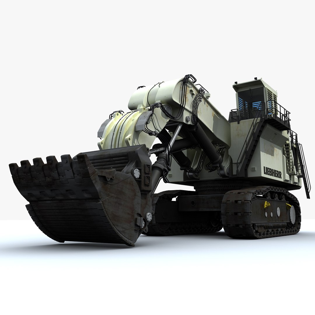Liebherr R9800 3d Model