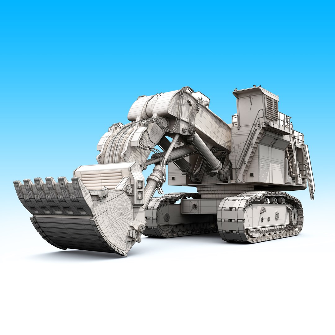 Liebherr R9800 3d Model