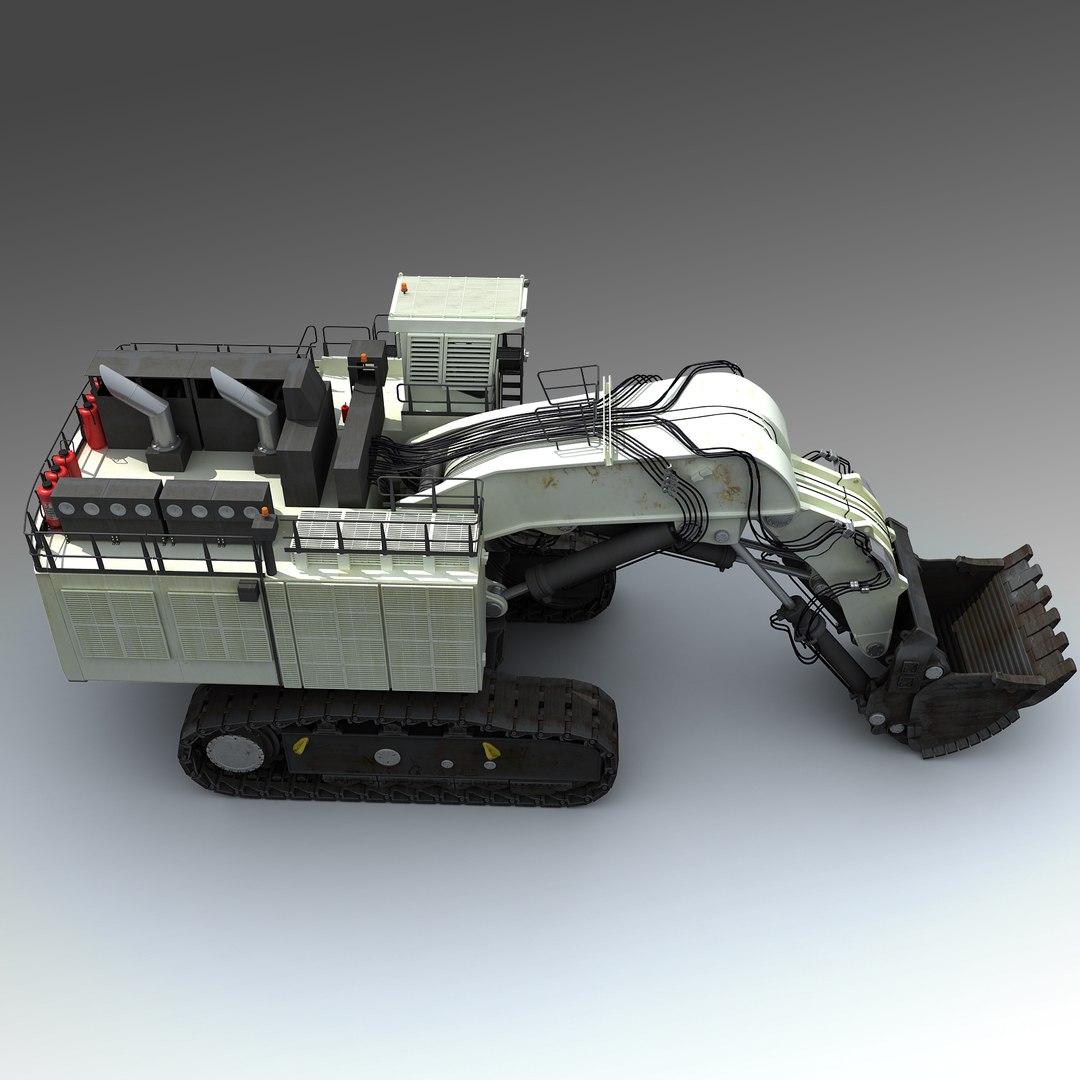 Liebherr R9800 3d Model