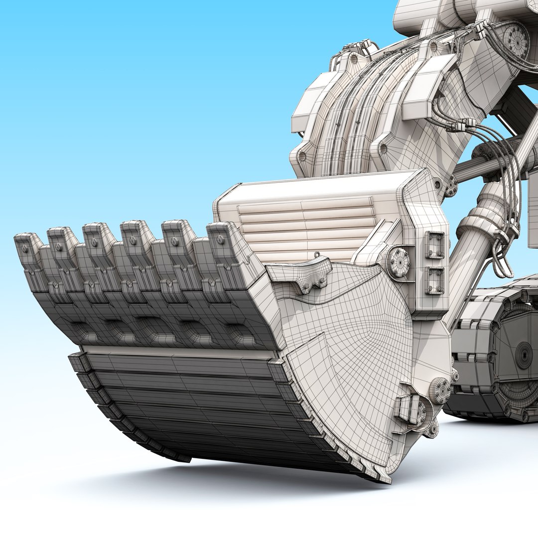 Liebherr R9800 3d Model