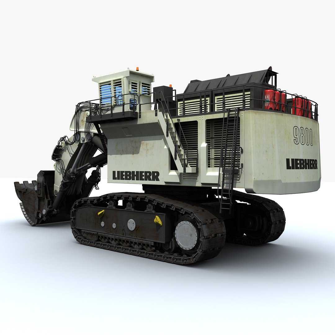 Liebherr R9800 3d Model