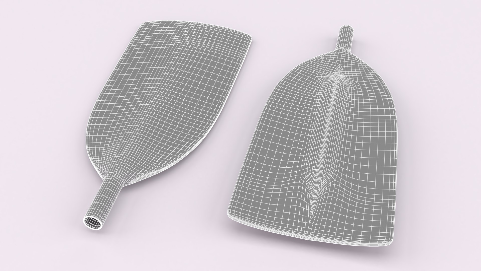 3D Model Paddle Braca Canoe Uni Extra Wide Carbon - TurboSquid 1938388