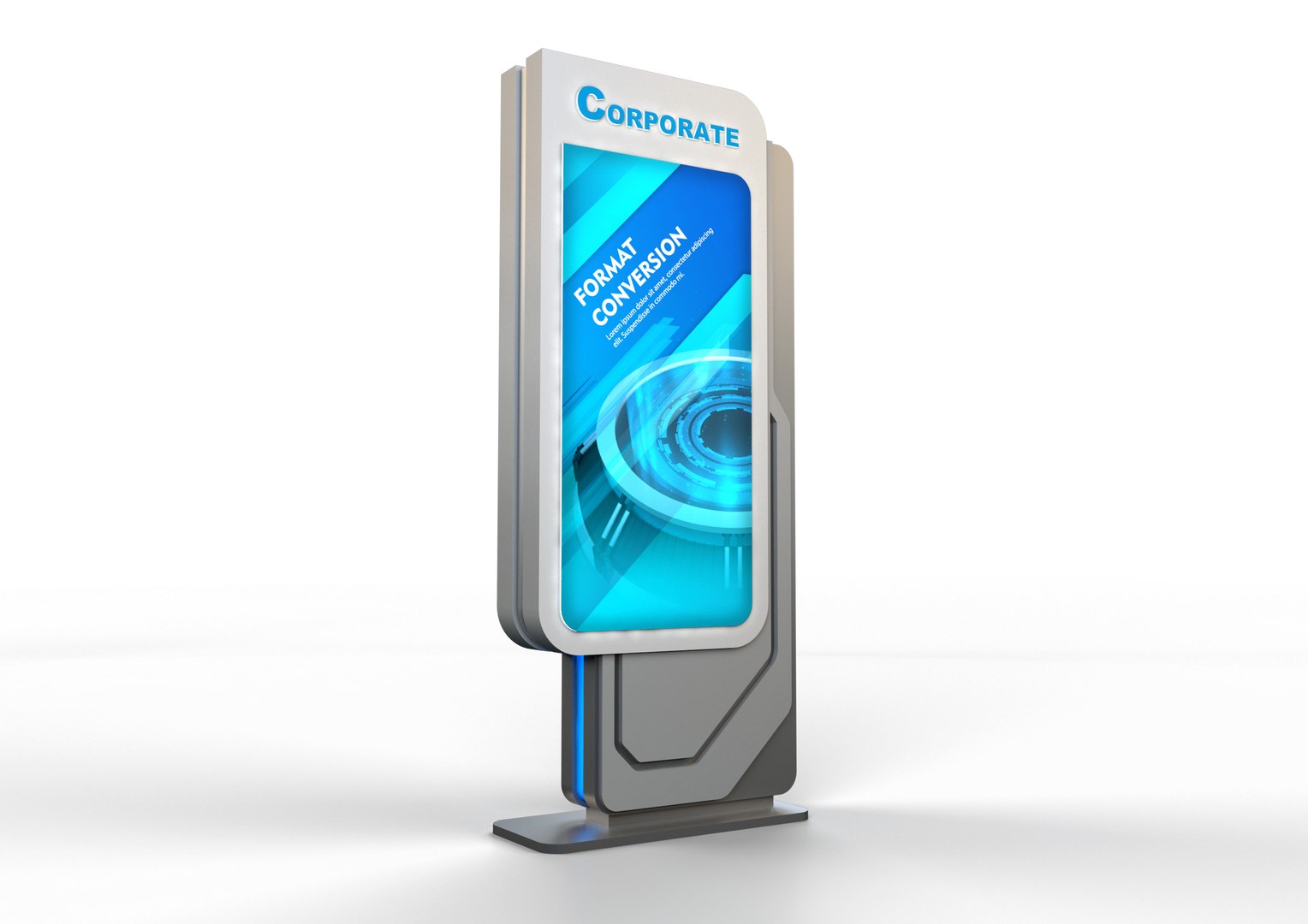 3D SIGNAGE STAND 03 Model - TurboSquid 1723302