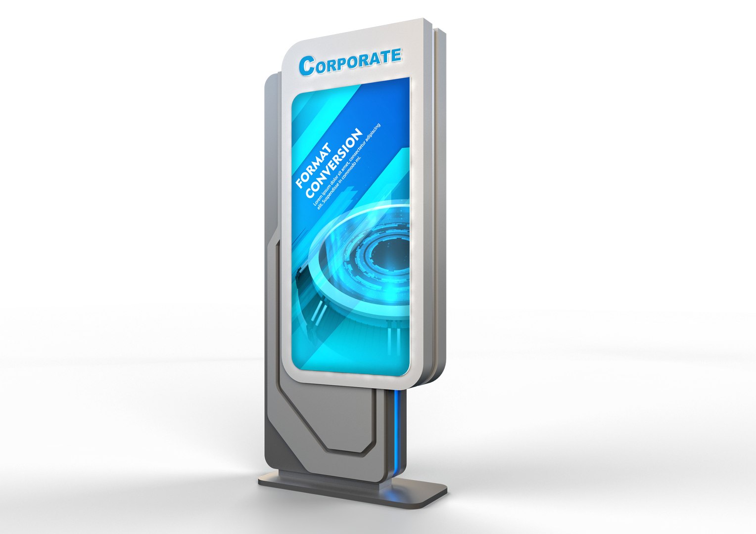 3D SIGNAGE STAND 03 Model - TurboSquid 1723302