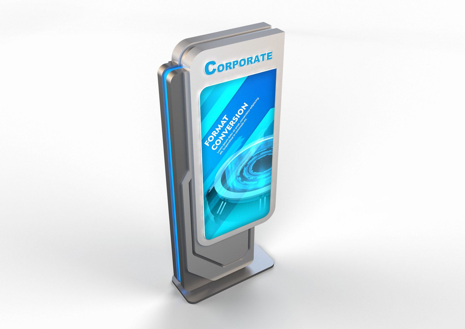 3D SIGNAGE STAND 03 Model - TurboSquid 1723302