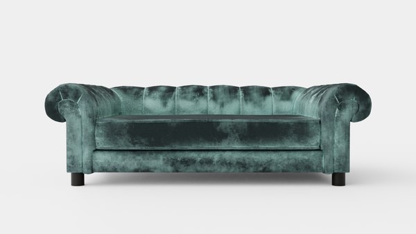 modelo 3d Sofá para perros - Sofá EHP Sullivan Verde - TurboSquid 2246165