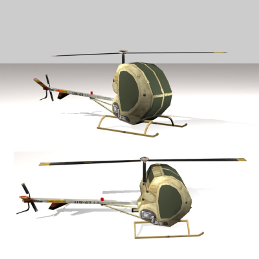 Hughes Th-55 Osage 3d 3ds