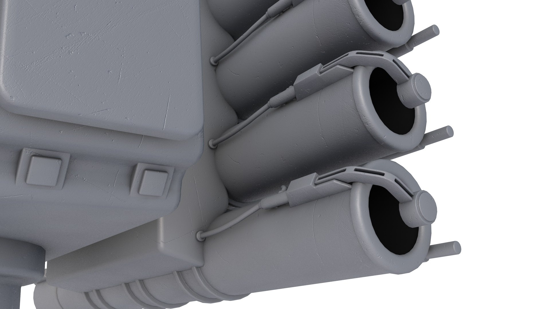 Russian Anti Submarine Weapon UDAV 3D Model - TurboSquid 2053013