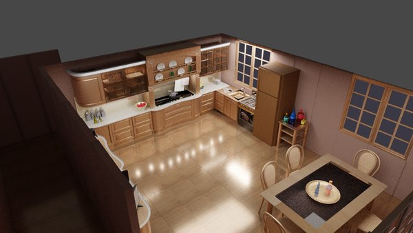 Kitchen 3D Models for Download | TurboSquid