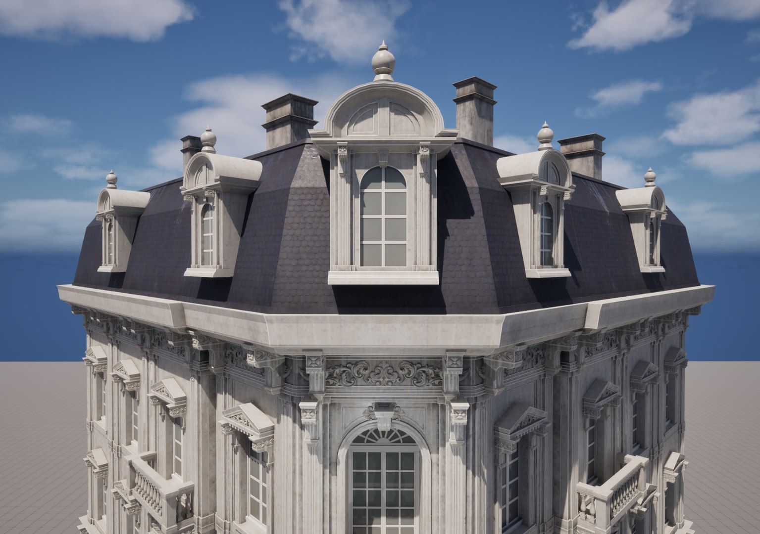European Building Modular Asset Set UE5 Game 3D Model - TurboSquid 2413736