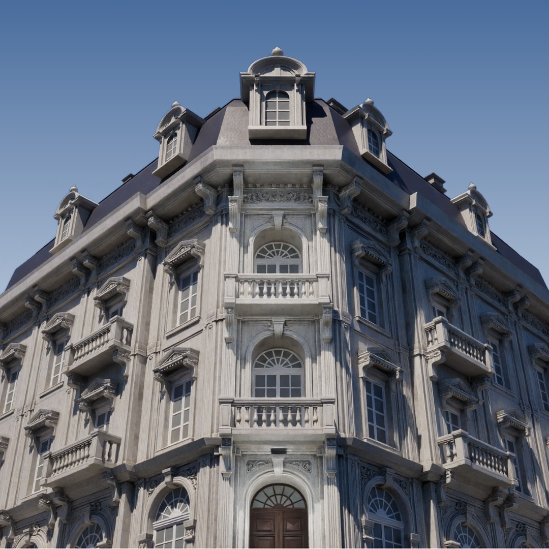 European Building Modular Asset Set UE5 Game 3D Model - TurboSquid 2413736